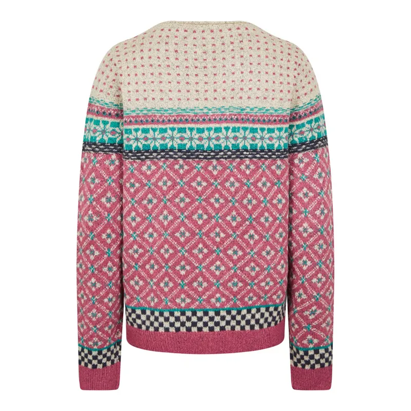 Weird Fish Womens Sadie Fair Isle Jumper Malaga