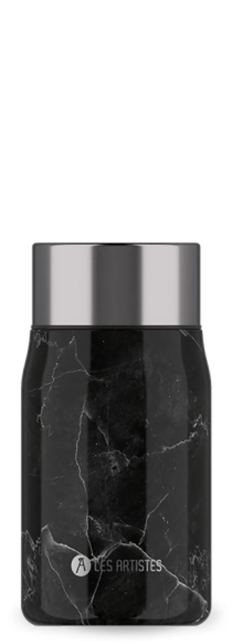 Les Artistes Isothermal Lunch Box Black Marble 700ml