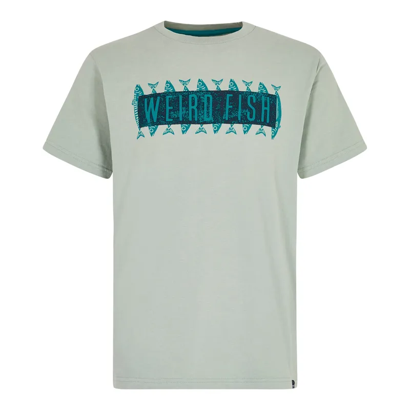 Weird Fish Mens Mackie Graphic Tee Pistachio