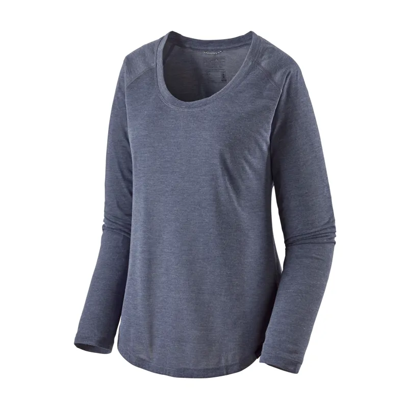 Patagonia Womens Capilene Cool Long Sleeve Trail Shirt Classic Navy