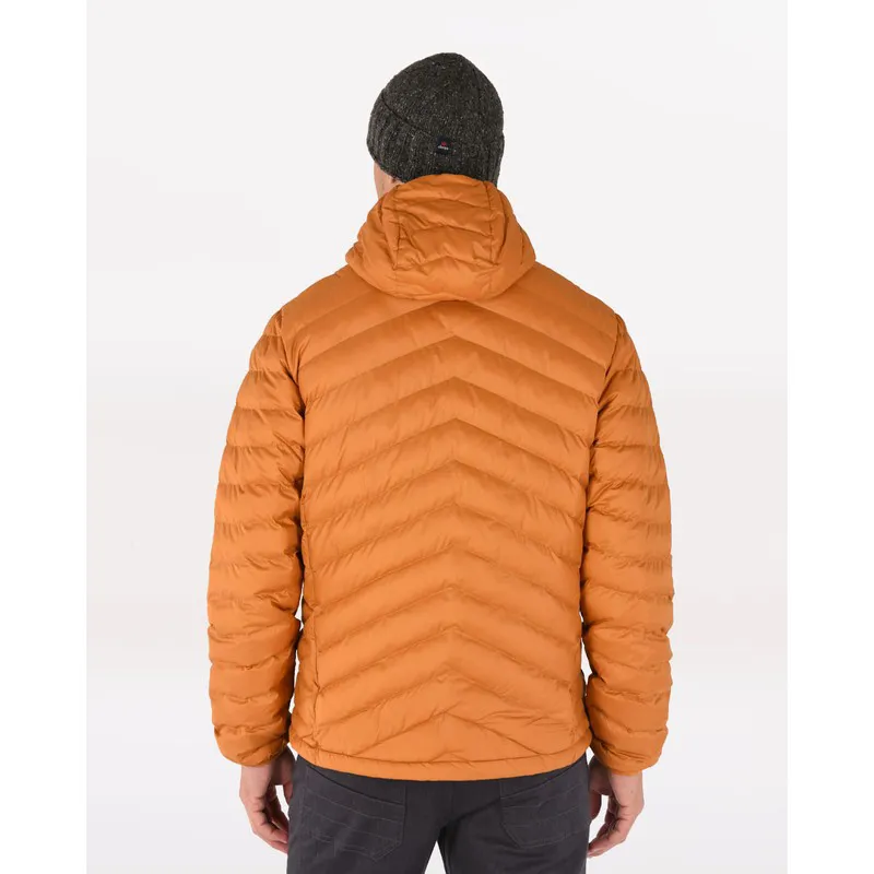 Sherpa Mens Annapurna Hooded Jacket Masala Orange